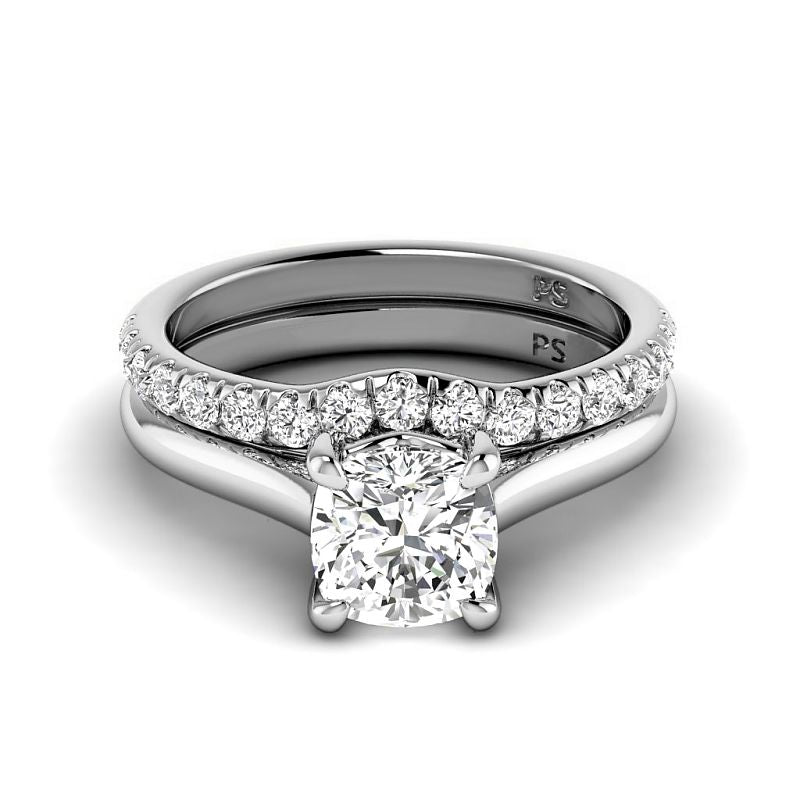 0.90-6.40 CT Cushion & Round Cut Lab Grown Diamonds in 14KT, 18KT ...